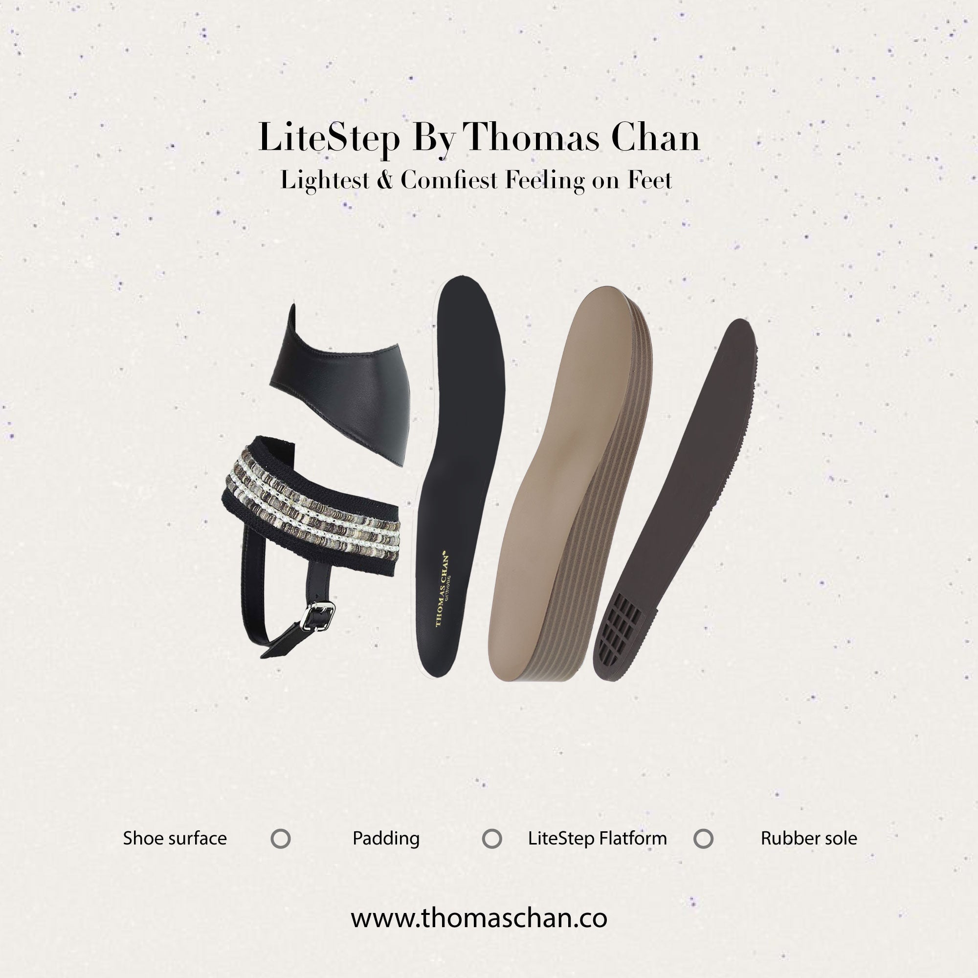 LiteStep Collection | Lightweight & Comfortable Lady Sandals – Thomas Chan®